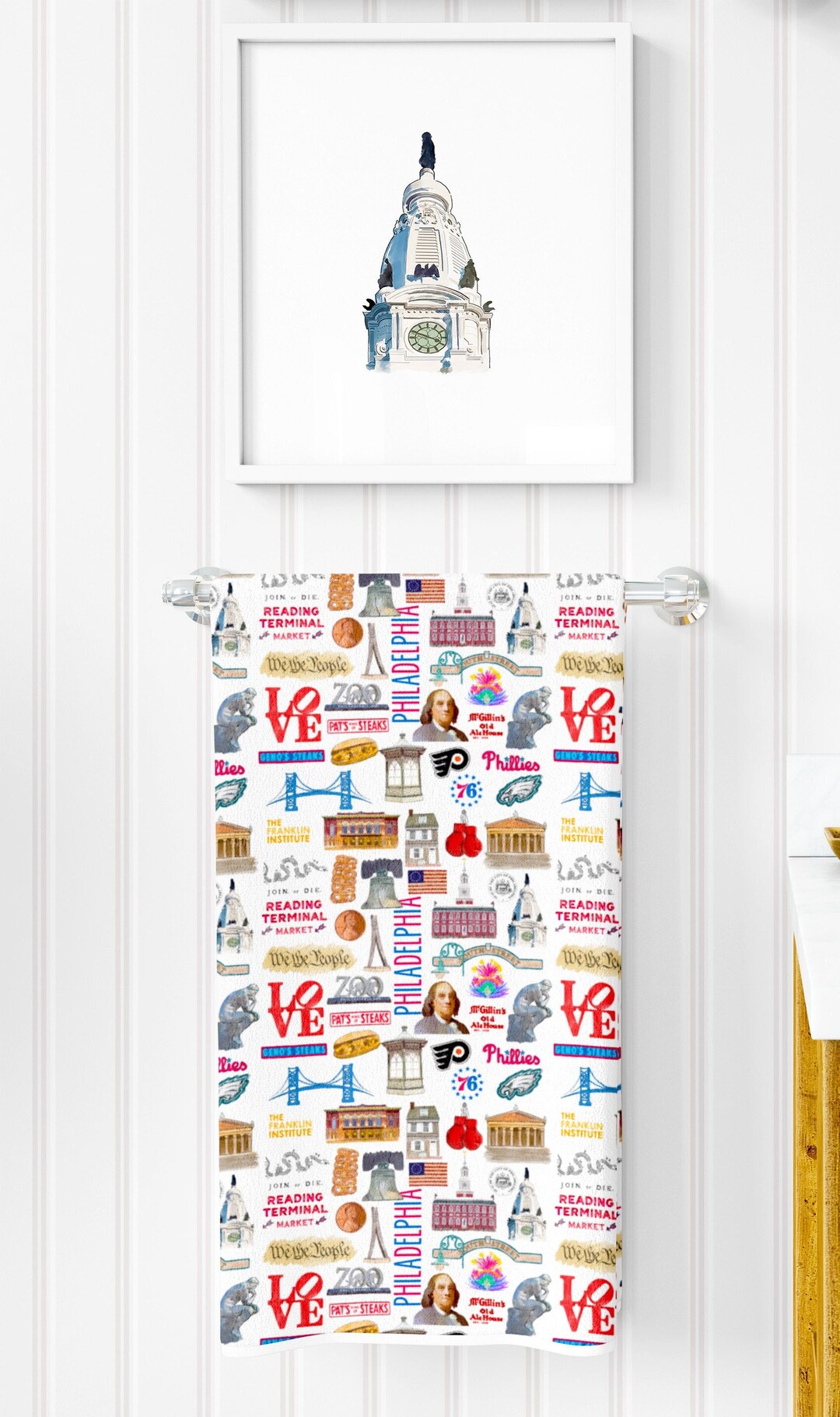 Iconic Philadelphia Towel - Etsy