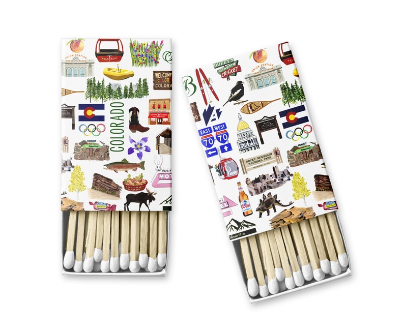 Iconic Colorado Matches - Etsy