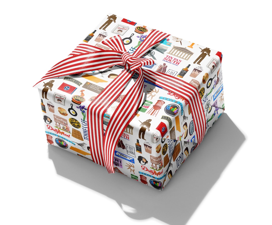 Iconic Tennessee Watercolor Gift Wrap - Etsy