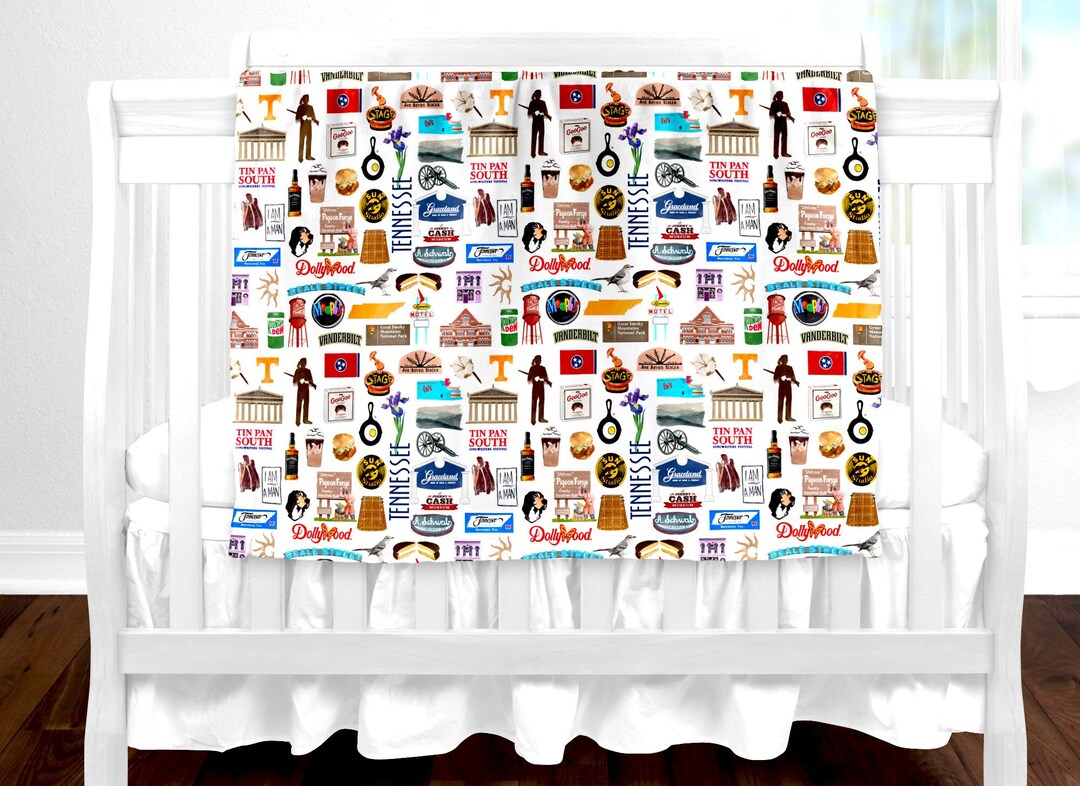 Iconic Tennessee Baby Blanket - Etsy
