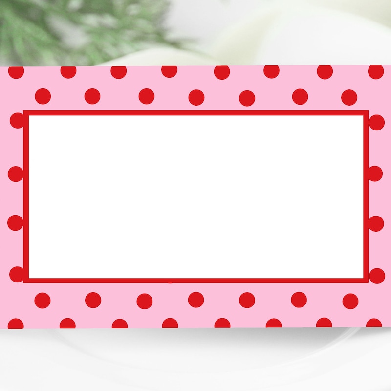 Polka Dot Labels - Etsy