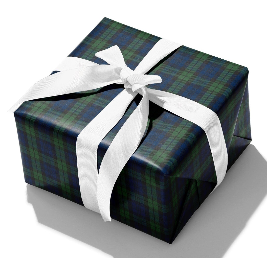 Black Watch Gift Wrap - Etsy