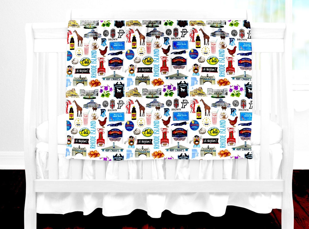 Iconic Rhode Island Baby Blanket - Etsy