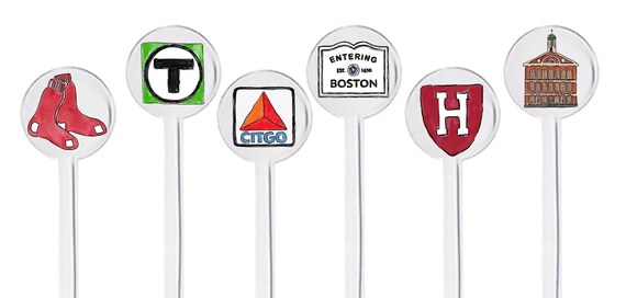 Iconic Boston Swizzle Sticks - Set of 12 by When I Was Your Age | Catch ...