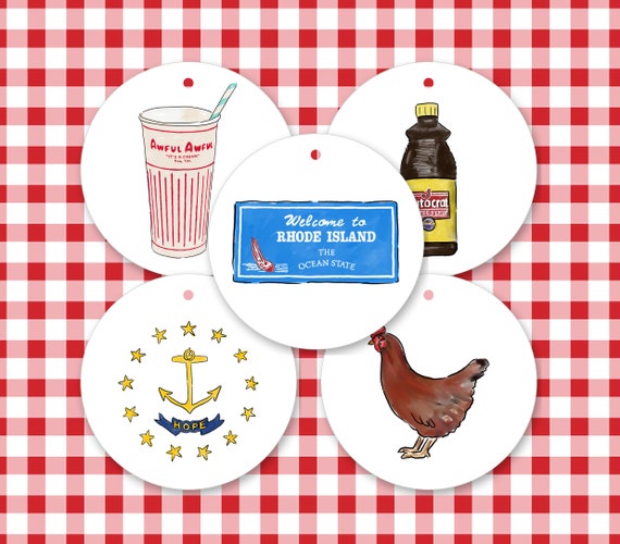 Iconic Rhode Island Watercolor Gift Tags by When I Was Your Age | Catch ...