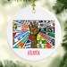Iconic Atlanta Civil Rights Round Porcelain Ornament - Etsy