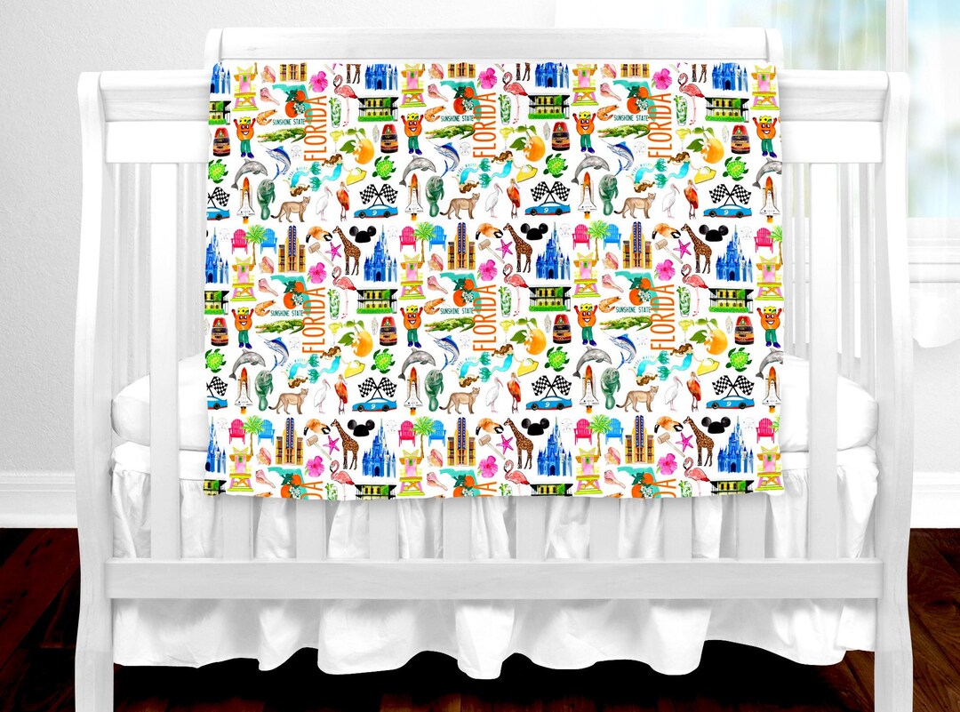 Iconic Florida Baby Blanket - Etsy