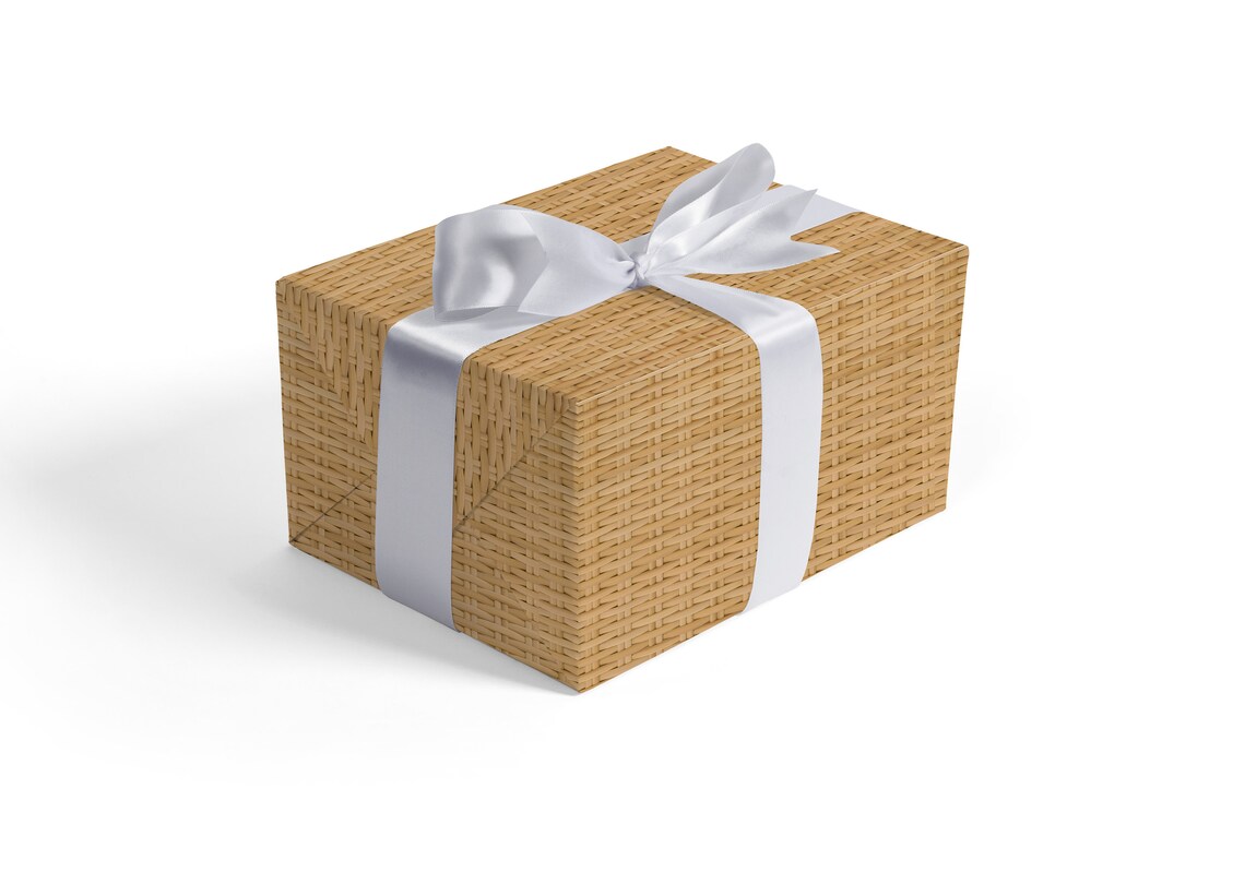 Wicker Print Gift Wrap - Etsy
