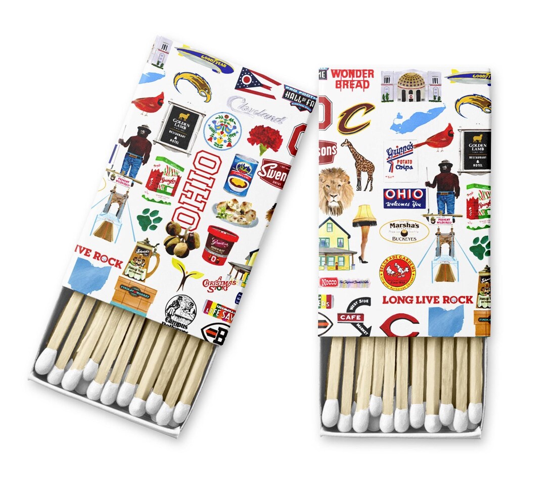 Iconic Ohio Matches - Etsy