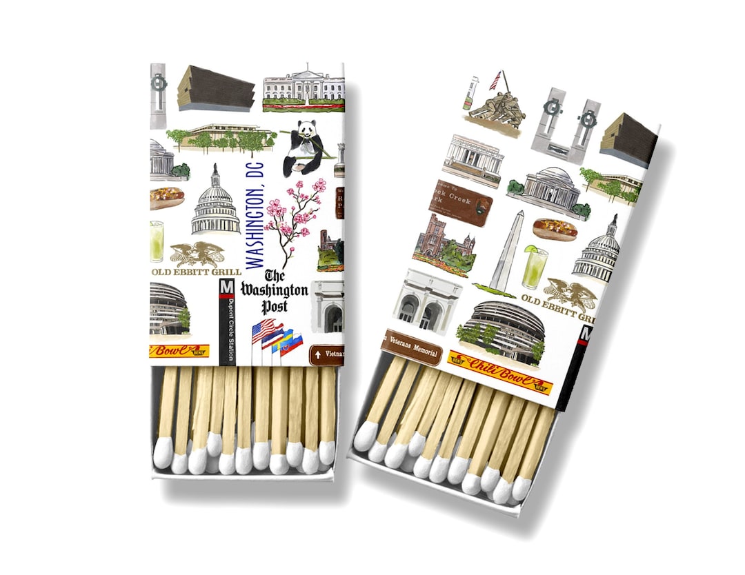 Iconic Washington, DC Matches - Etsy