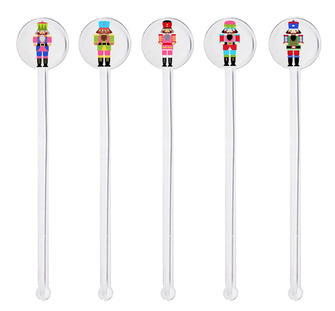Nutcracker Swizzle Sticks - Set of 10 - Etsy