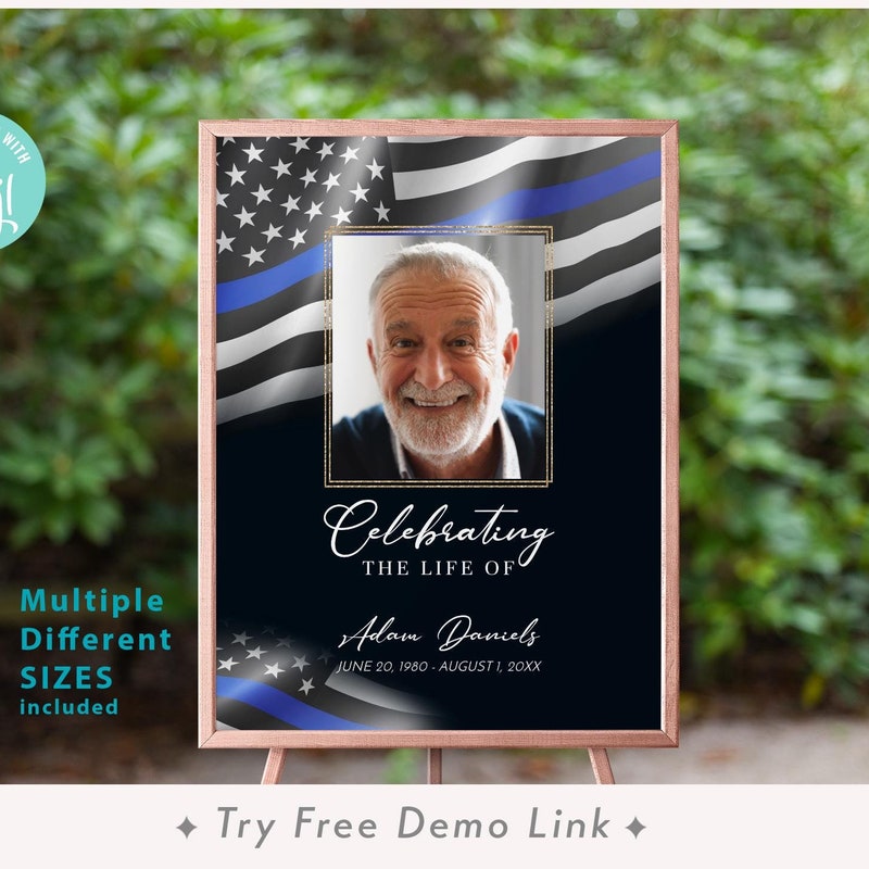 Police Memorial Funeral - Etsy