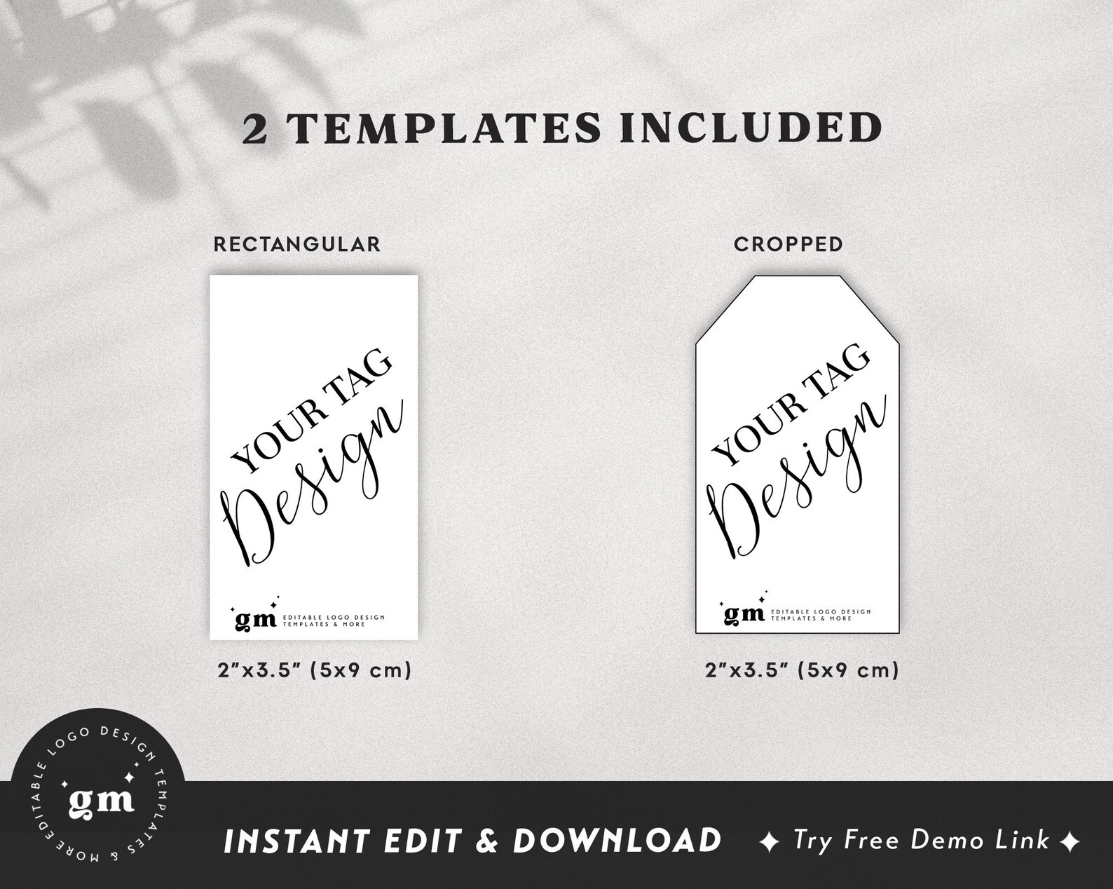 Simple Confirmation Favor Tag, Minimalist, EDITABLE Baptism Thank You ...