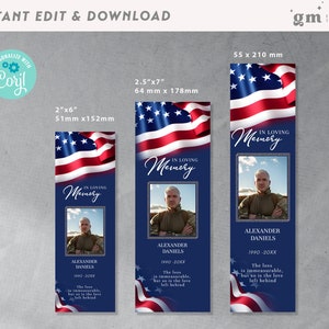 Editable Soldier Funeral Template Package, Military Celebration of Life ...