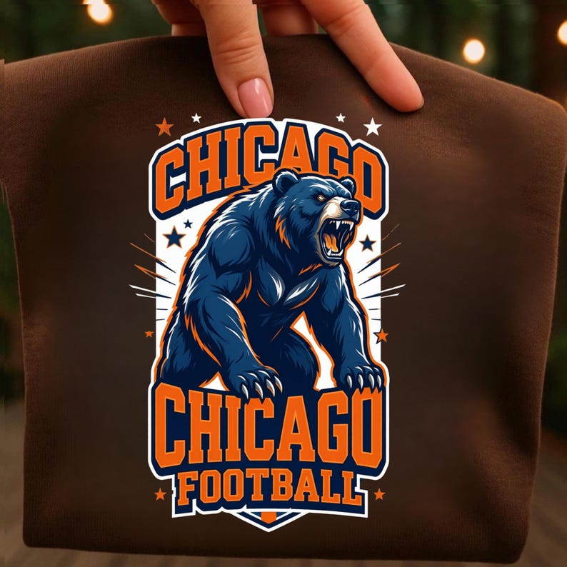 DTF Transfer, Cyberpunk Chicago Bear Png, Digital Download, Sublimation ...