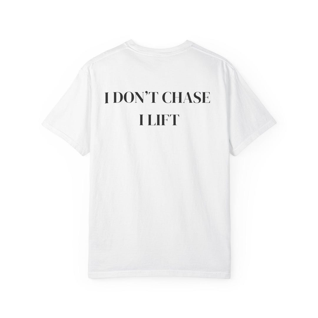 I Dont Chase I Lift T-shirt | Pump Cover Gym Tee - Etsy