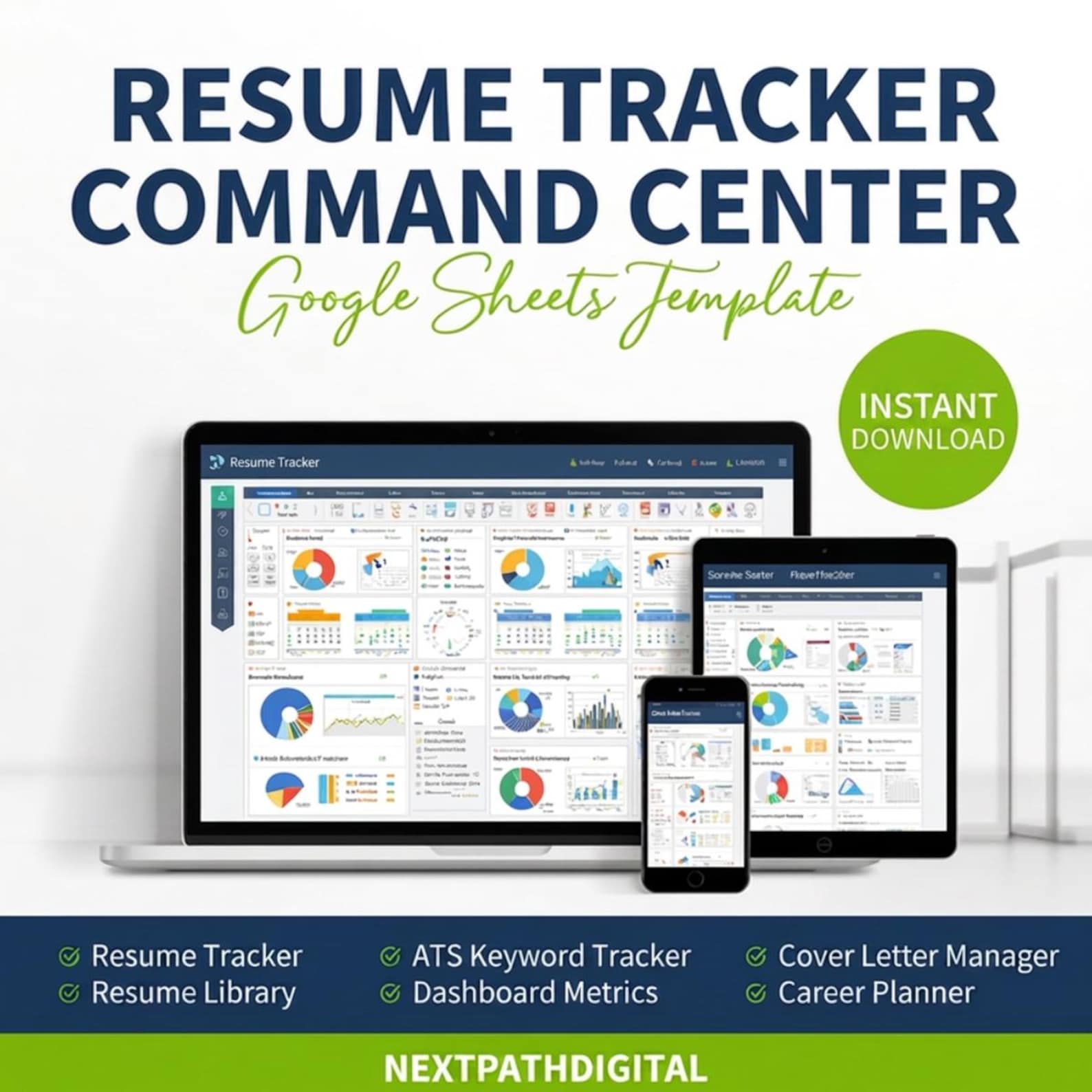 Resume Tracker Command Center | ATS Keyword, Cover Letter Manager ...