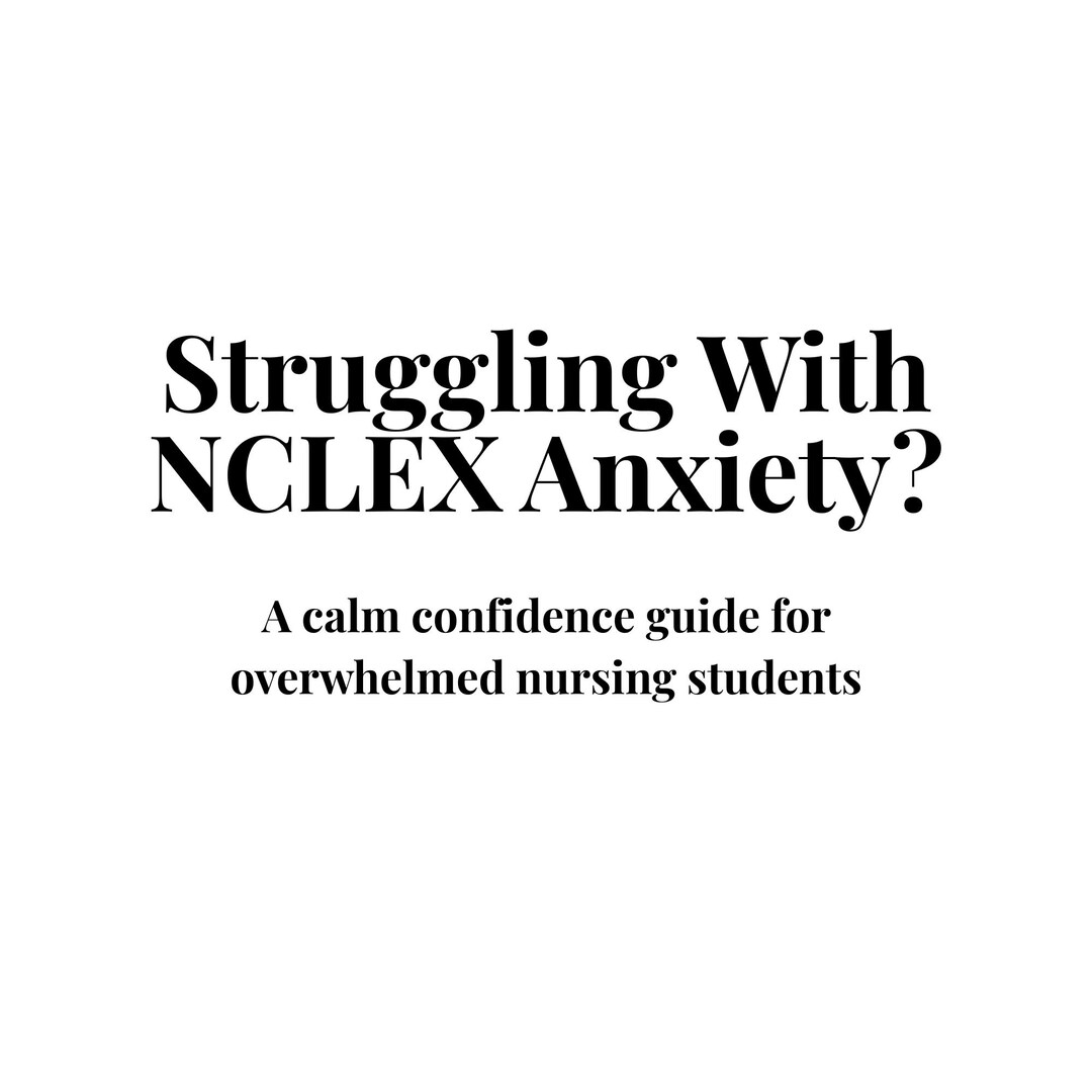 NCLEX Confidence Guide | Mental Prep for Nurses (PDF) - Etsy