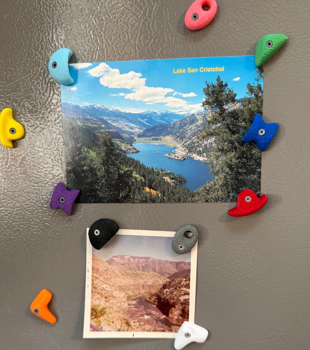 Bouldering Hold Magnets Set of 6, Rock Climbing Fridge Magnets, Climber ...