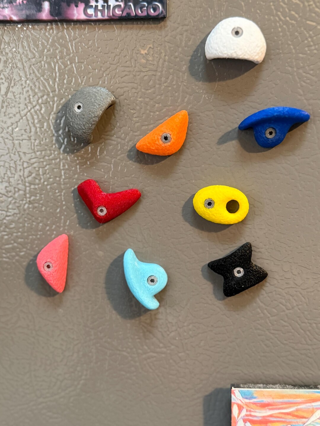 Mini Rock Climbing Fridge Magnets Set of 6 - 3D Printed Bouldering ...