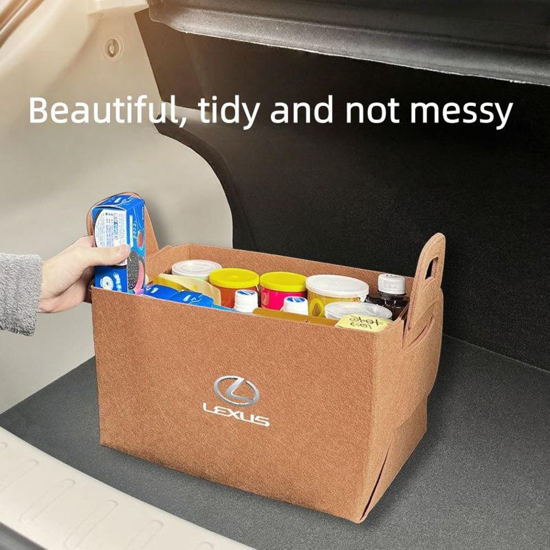 Lexus Car Trunk Storage Felt Bag - Etsy