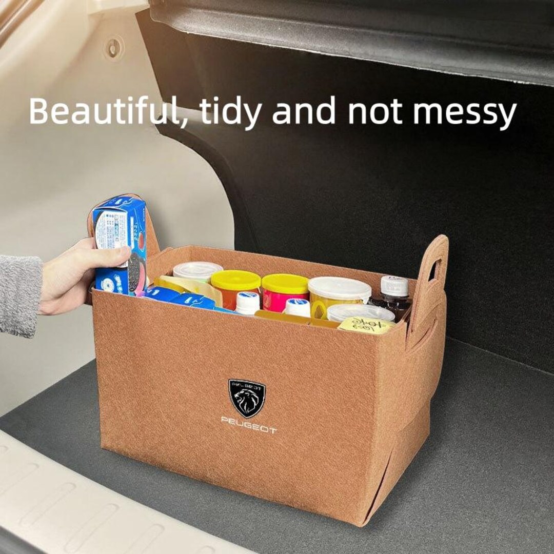 Peugeot Car Trunk Storage Felt Bag - Etsy