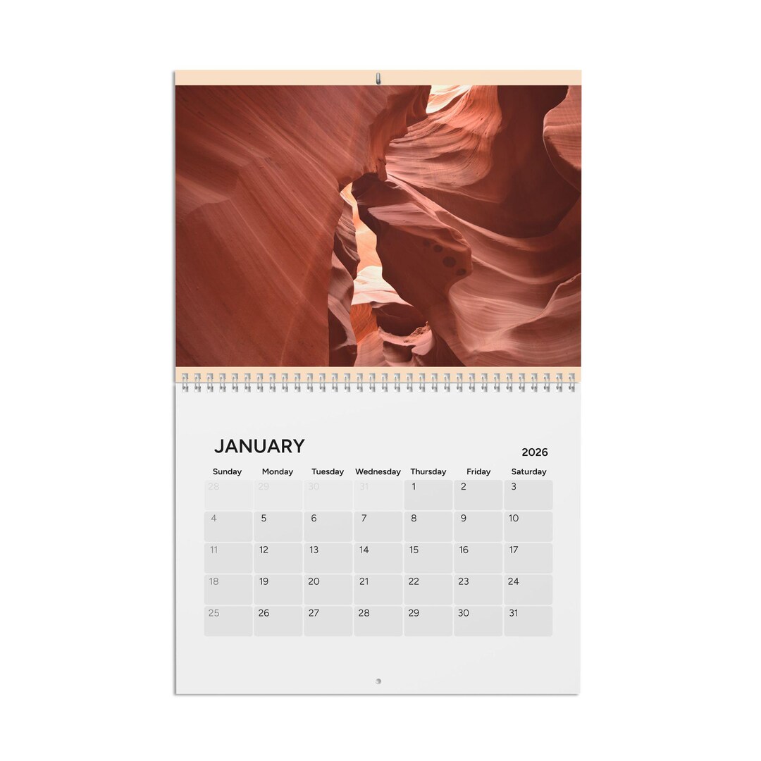 Antelope Canyon Calendar 2026, Wall Calendar | Landscape Photography - Etsy