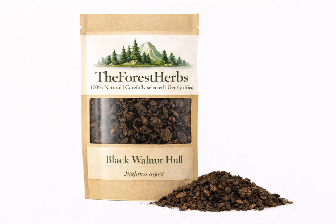 Black Walnut Hull - Juglans Nigra/ Organic Herbs/ Crushed Hull/ Dried ...