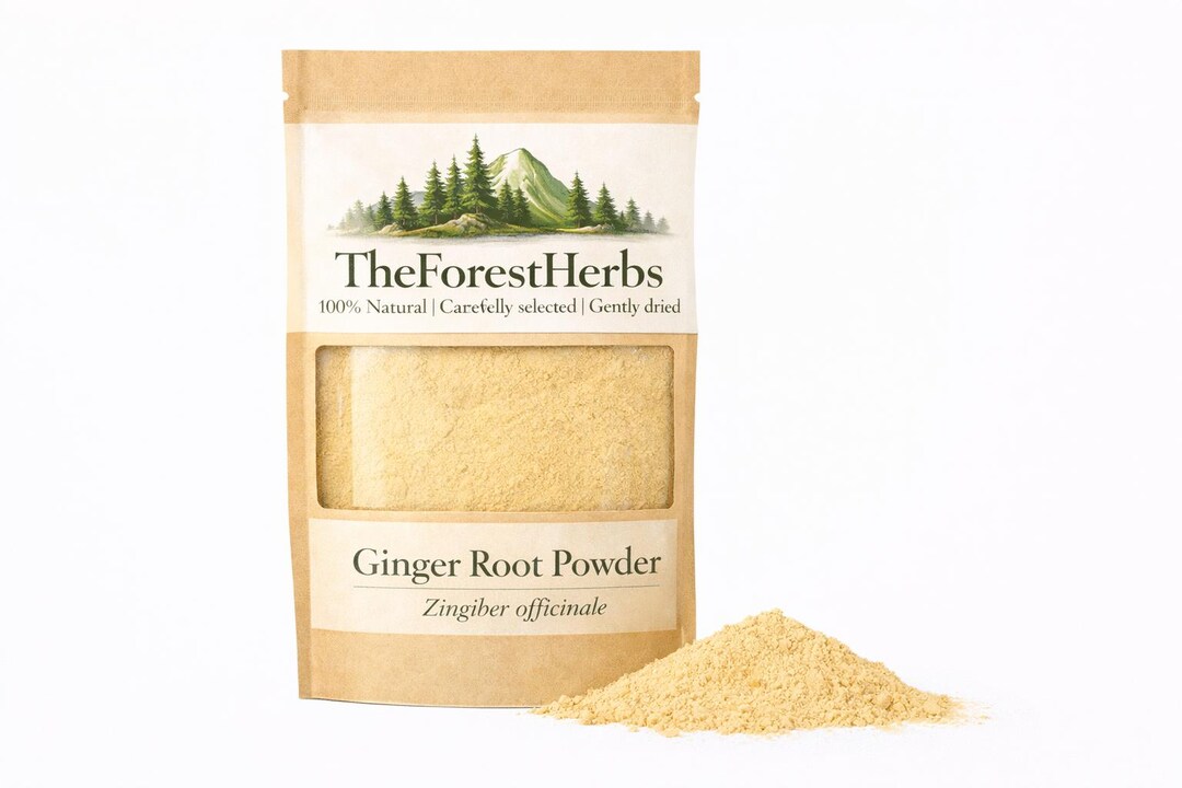 Ginger Root Powder - Zingiber Officinale/ Herbal Tea/ Organic/ Spice ...
