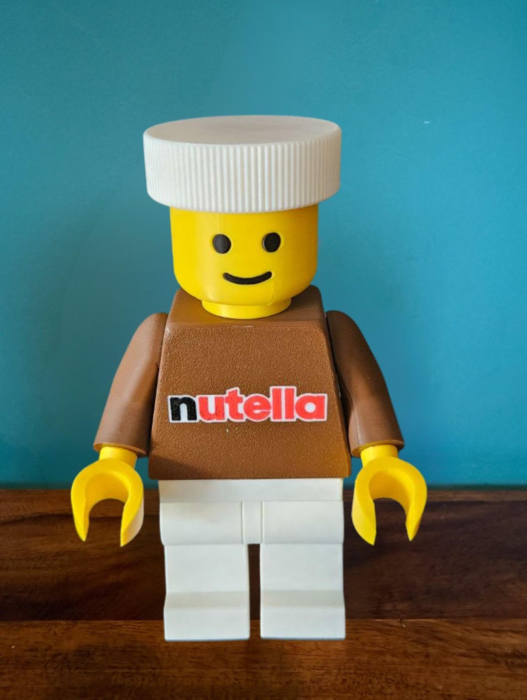 Nutella Brick Man Figure 20cm | Poseable 3D Printed Food Fan ...