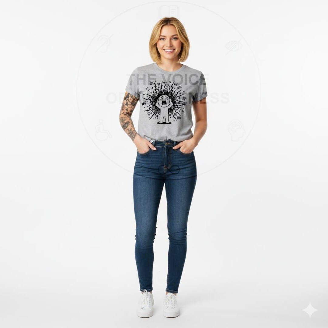 ASD Sensory Needs Shirt, ASD Inclusion Gear, ASD Neurodiverse Art ...