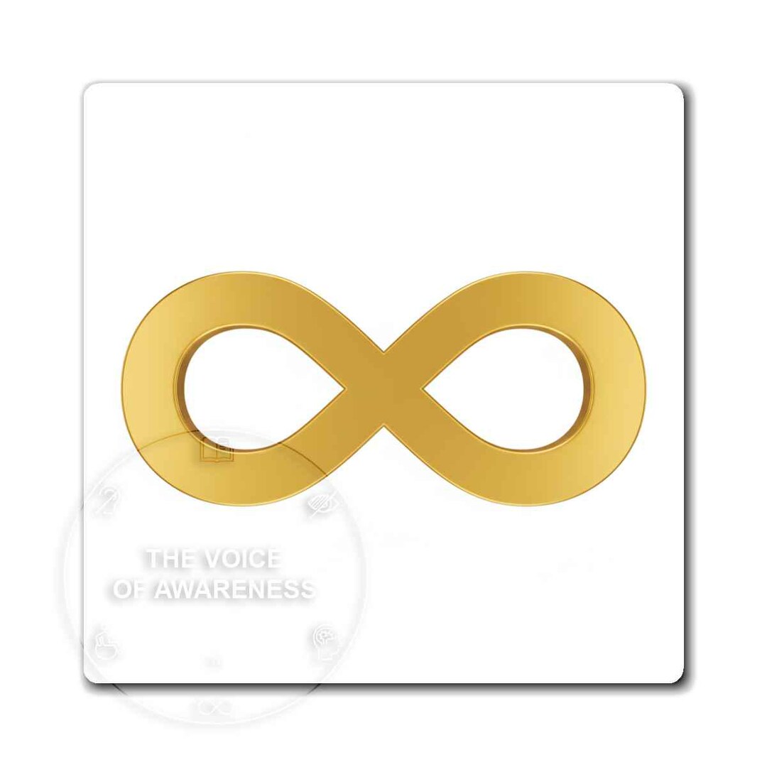 Gold Infinity Magnet, Autism Spectrum Pride Decor, Neurodiversity ...