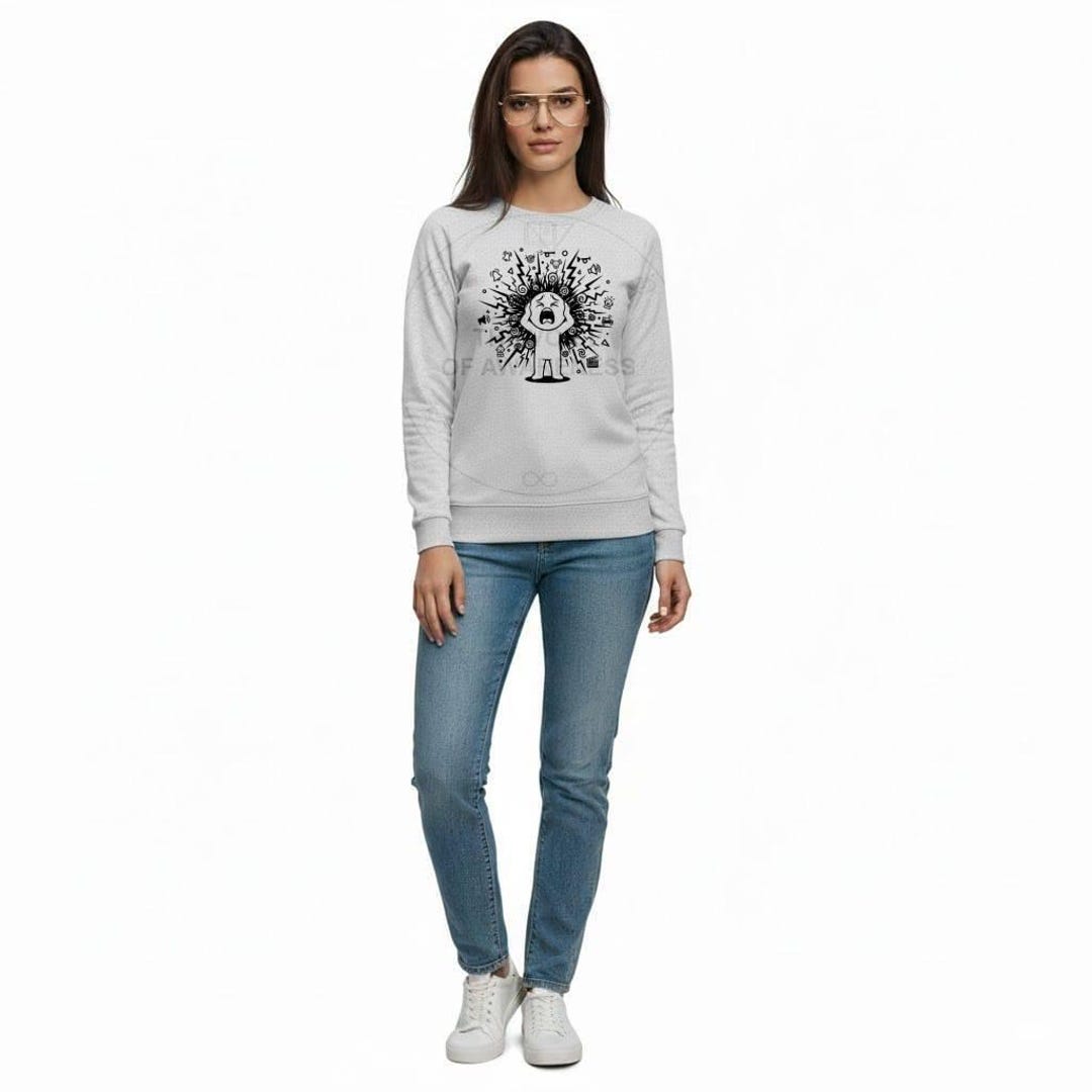 ASD Sensory Needs Sweat, ASD Inclusion Gear, ASD Neurodiverse Art ...