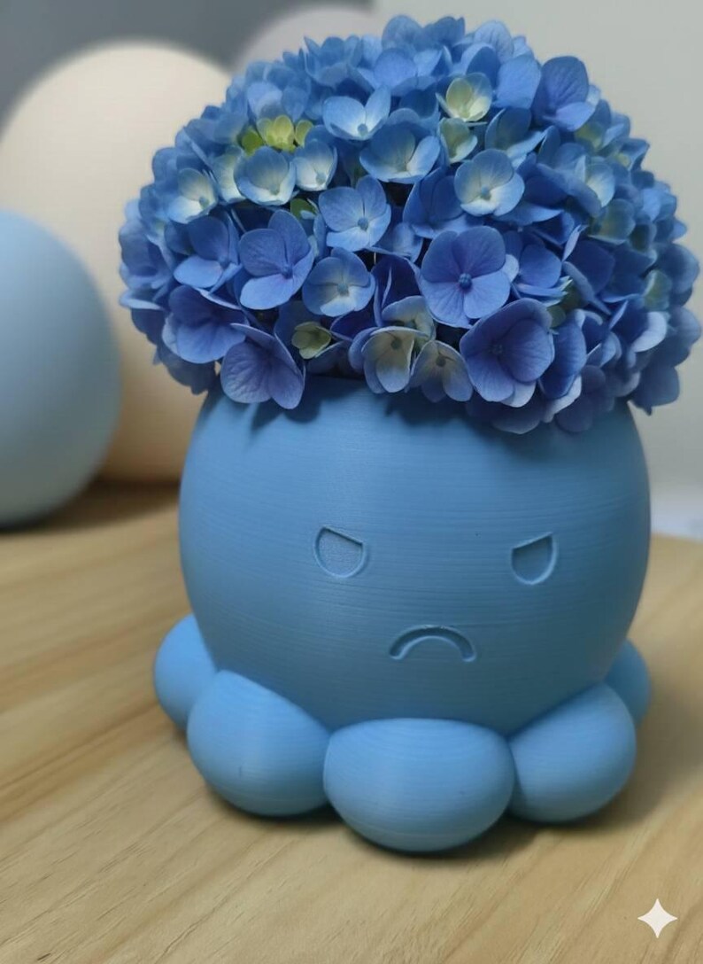 Octopus Plant Pot STL File | 3D Printed Planter | Instant Download ...