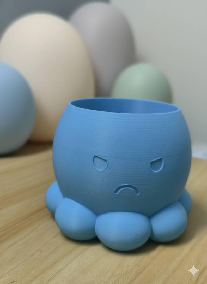 Octopus Plant Pot STL File | 3D Printed Planter | Instant Download ...