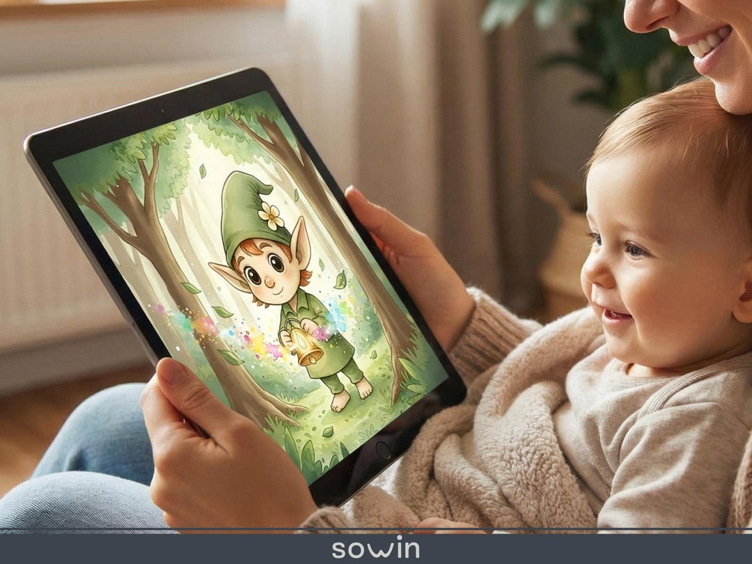 Illustrated Digital Book for Children With Educational Activities on ...