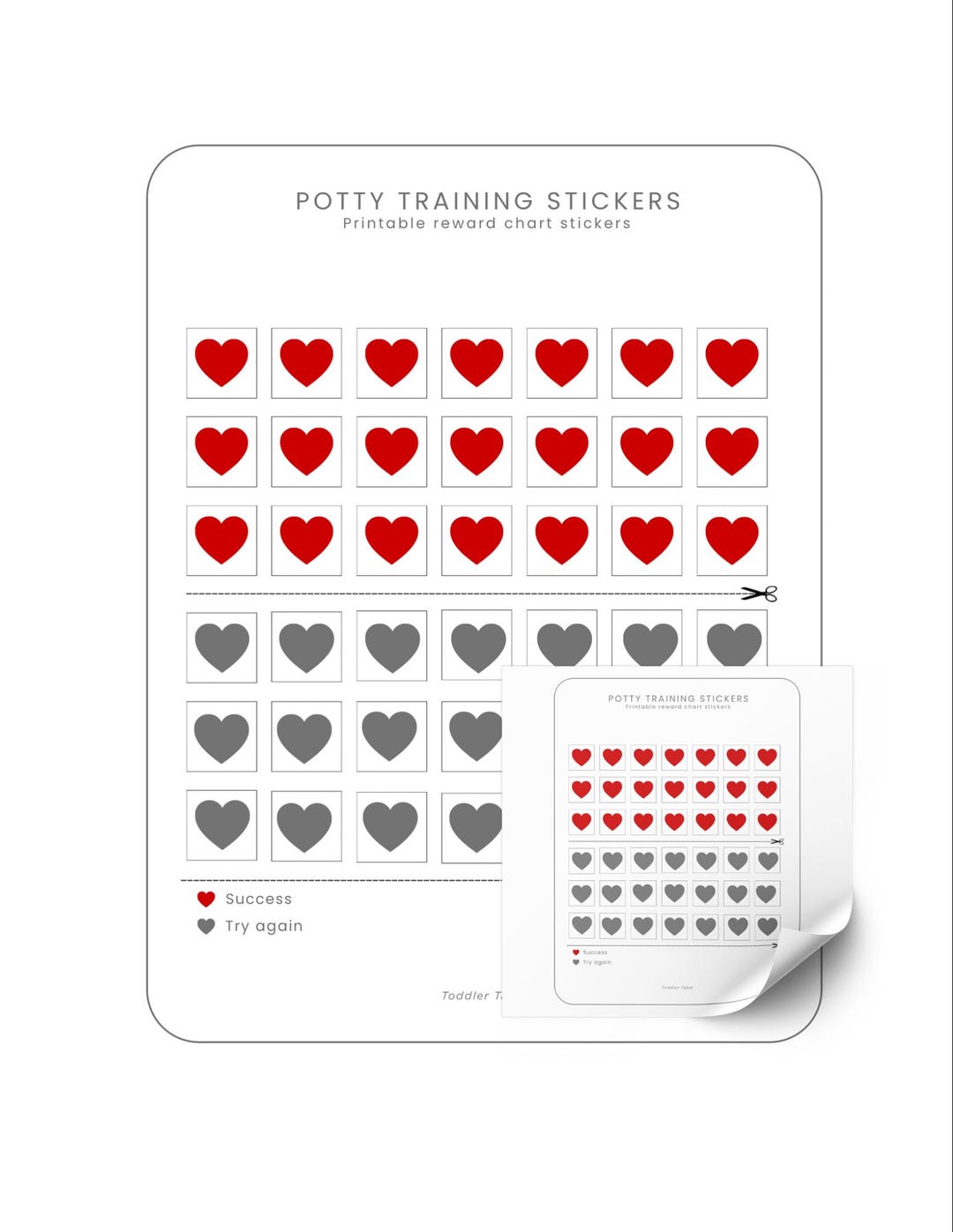 Potty Training Stickers for Toddlers | Printable Reward Chart Stickers ...