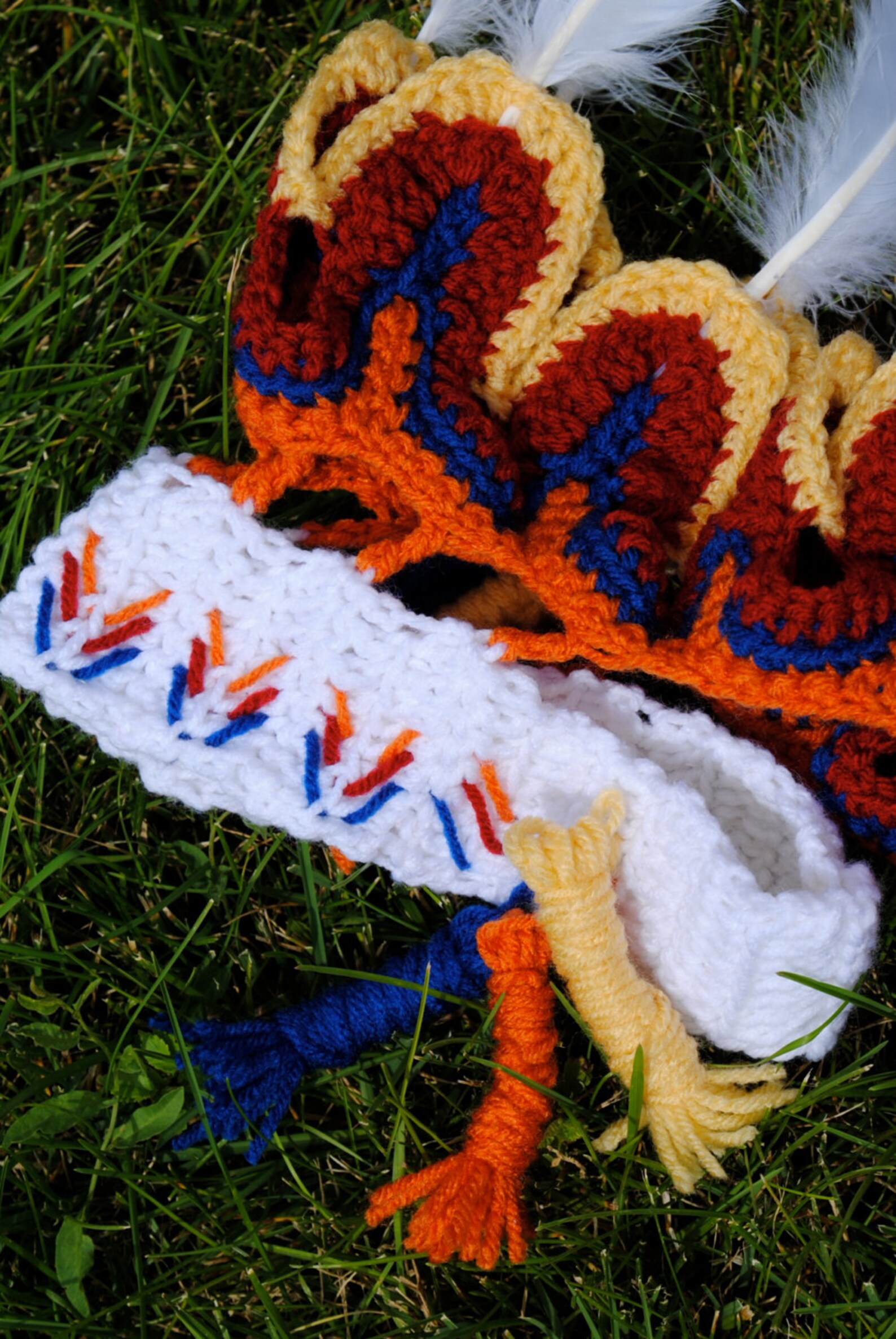 Indian Headdress Crochet Pattern - Etsy