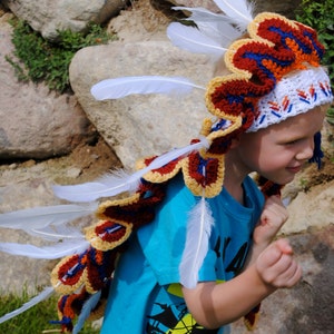 Indian Headdress Crochet Pattern - Etsy