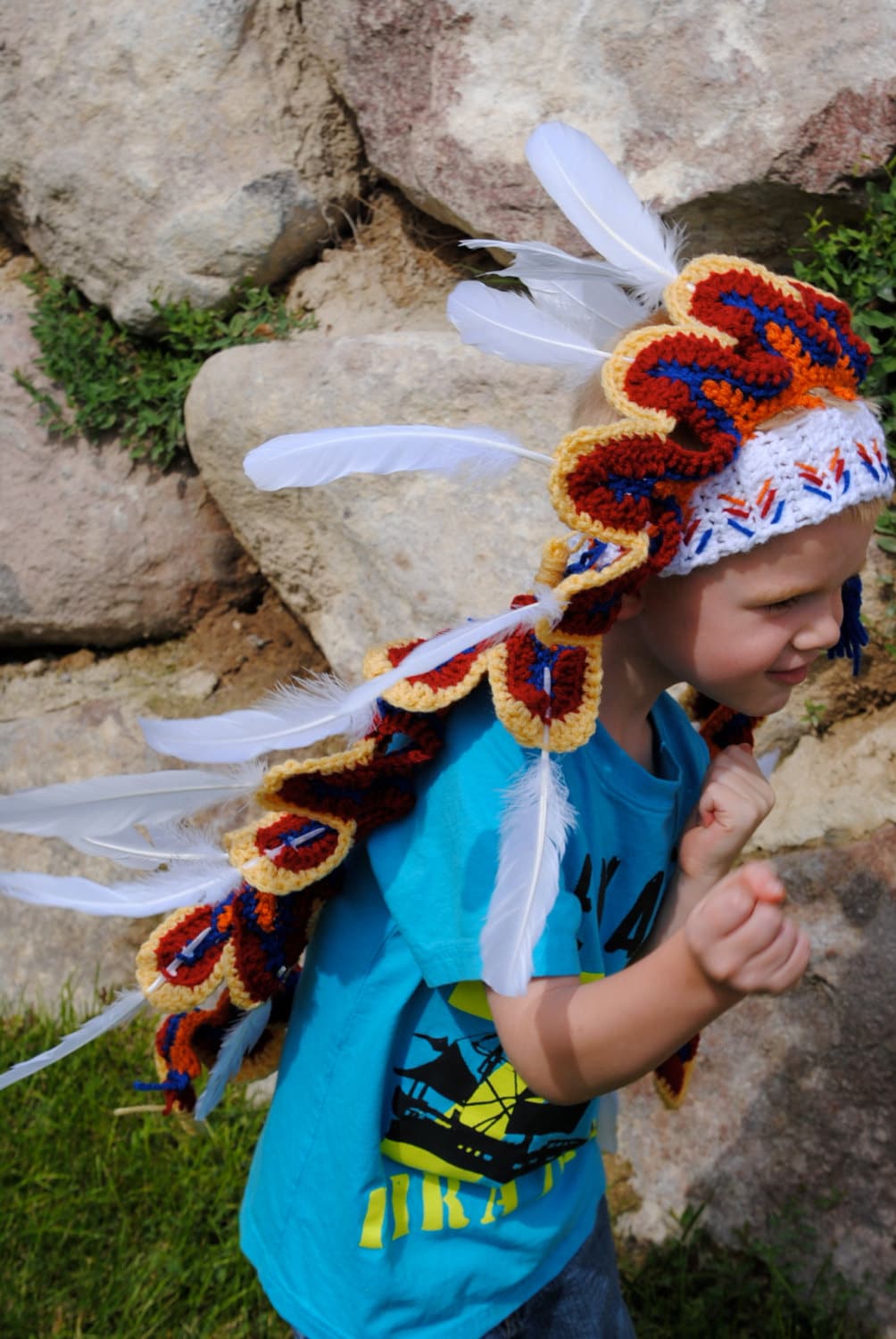 Indian Headdress Crochet Pattern - Etsy