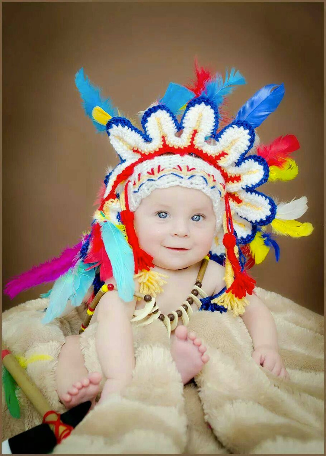 Indian Headdress Crochet Pattern - Etsy