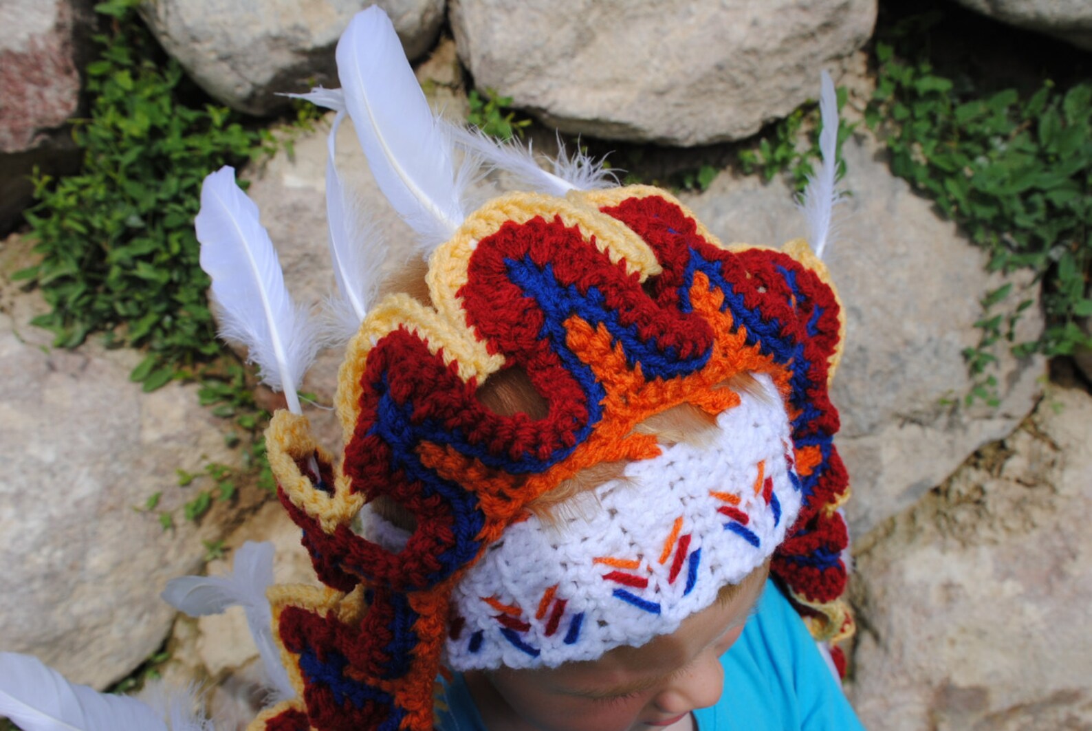 Indian Headdress Crochet Pattern - Etsy