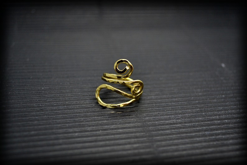 Spiral Ring Ancient Greek Ring Wire Wrapped Ring Sterling | Etsy