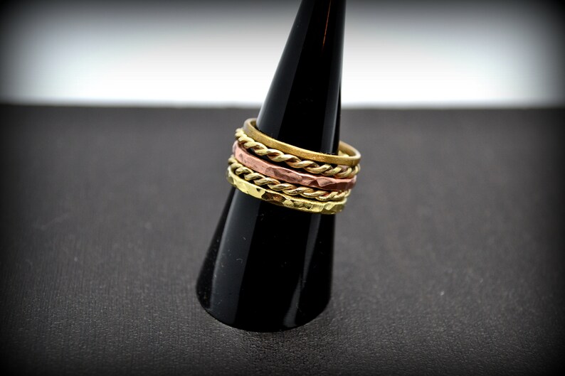 Double Twist Stacking Ring Braided Ring Twisted ring Woven | Etsy