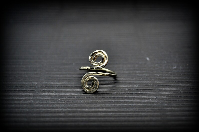 Spiral Ring Ancient Greek Ring Wire Wrapped Ring Sterling | Etsy