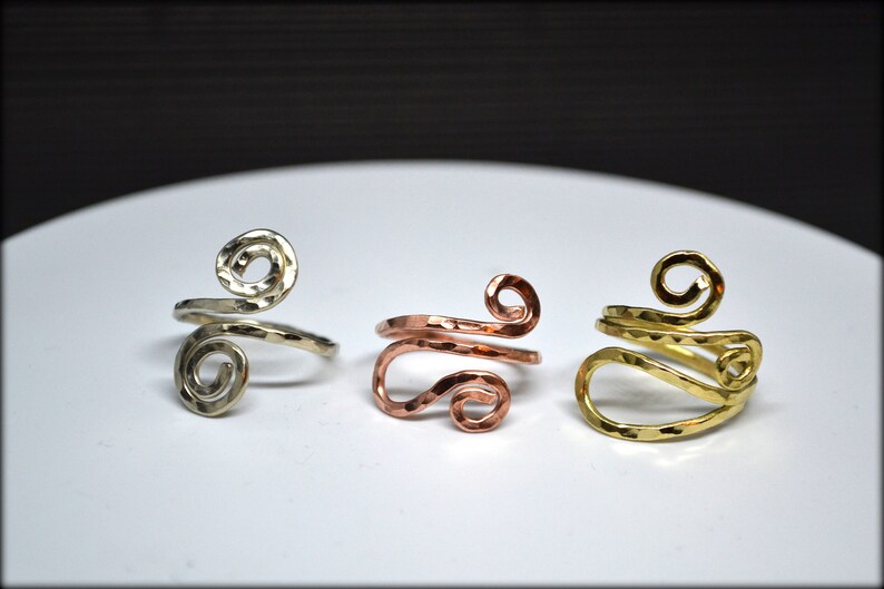 Spiral Ring Ancient Greek Ring Wire Wrapped Ring Sterling | Etsy