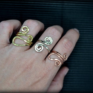 Spiral Ring Ancient Greek Ring Wire Wrapped Ring Sterling - Etsy