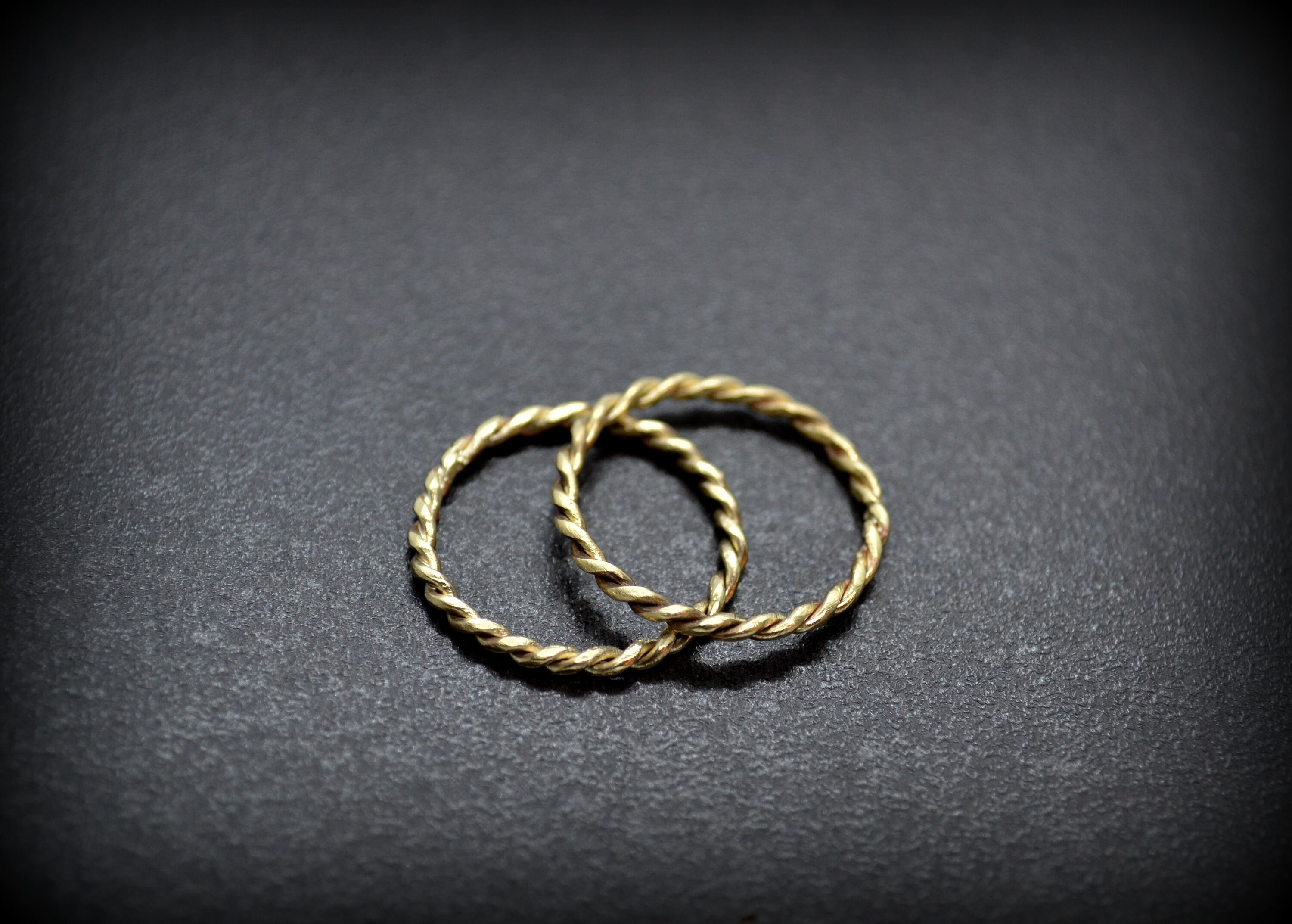 Double Twist Stacking Ring Braided Ring Twisted ring Woven | Etsy