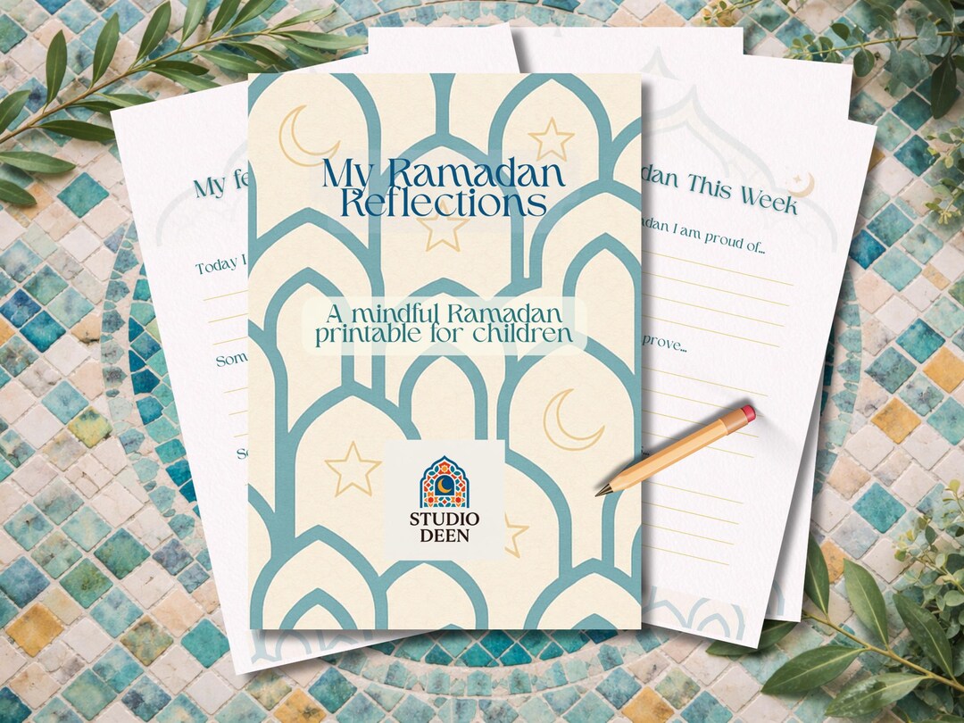 Ramadan Reflection Worksheet Bundle for Kids | Islamic Journal ...