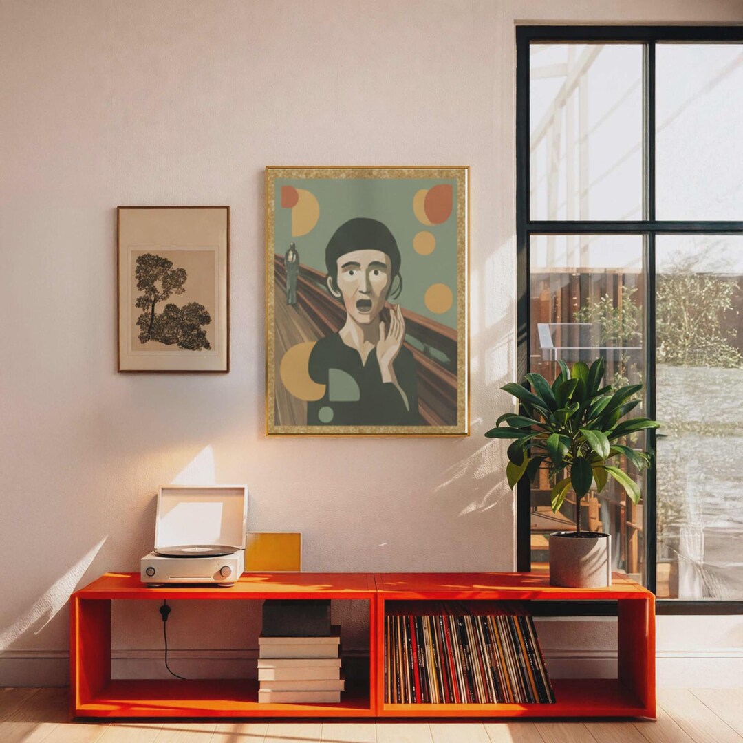 Modern "the Scream" Art Print, Abstract Expressionist Decor - Etsy